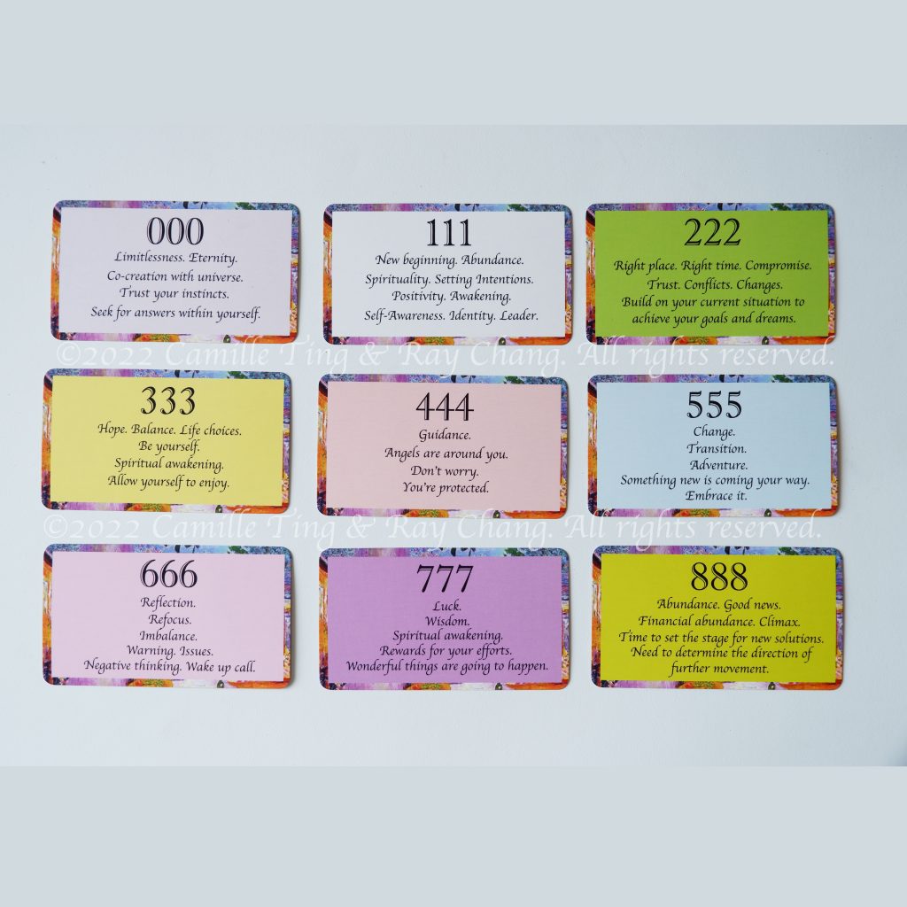 Angel Number Oracle deck (Angel Garden Oracle) 天使數字神諭卡 天使花園神諭卡 ...
