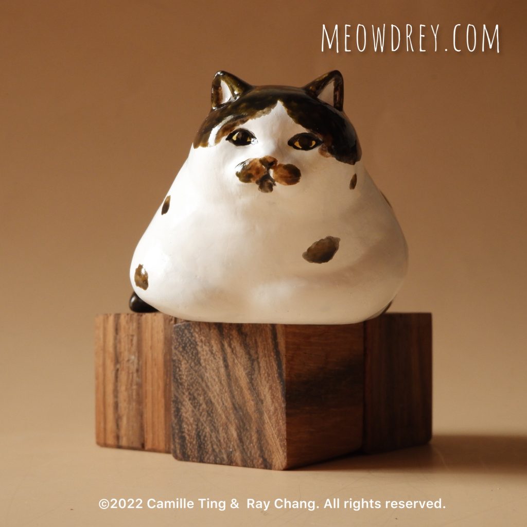 喵黛麗肥貓 Meowdrey Hepburn Cat Sculpture - Camille Ting - Meowdrey 喵黛麗塔羅