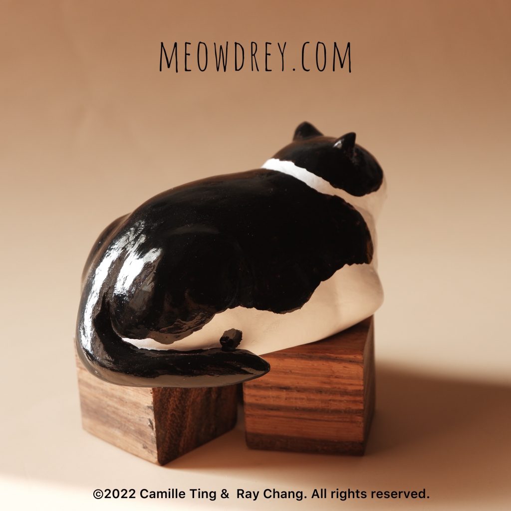 喵黛麗肥貓 Meowdrey Hepburn Cat Sculpture - Camille Ting - Meowdrey 喵黛麗塔羅
